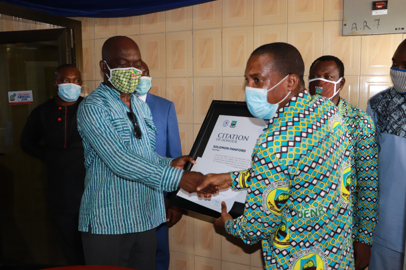 GRASAG-UENR COMMISSIONS OFFICE AND HONOURS FORMER OFFICERS - UENR ...